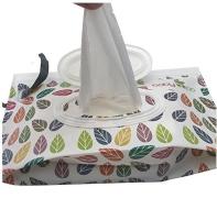China wet wipes tissue packing bag for baby, Eco-friendly lovely baby wet wipe bag with opening and lace, Reusable travel wet for sale