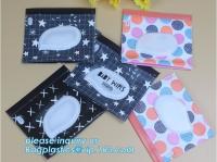 China Eco-friendly reusable custom printed zipper top plastic EVA wet wipe, Cheap Custom Plastic packaging bag baby eva tissue for sale