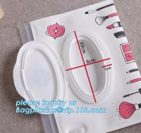 China Eco-friendly reusable custom printed zipper top plastic EVA wet wipe, Cheap Custom Plastic packaging bag baby eva tissue for sale