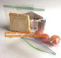 China PE Double zipper seal food storage fresh-keeping bags, custom double tracking k bag, Double track plastic moisture for sale