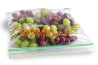 China Food Vegetable Storage Bag Airtight Zip Lock Bags, Reusable Transparent Custom Printed Corn Starch Packing Zip Lock Bag for sale