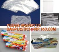 China Customize Resealable Plastic Clear Poly k Baggies custom zip lock bag, LDPE HDPE CPE PPE PVC Plastic Slider Zipper for sale