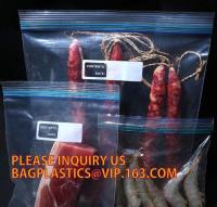 China waterproof various color ldpe custom plastic k bag, LDPE zipper freezer bags with box, waterproof Slider zipper ba for sale