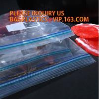 China waterproof various color ldpe custom plastic k bag, LDPE zipper freezer bags with box, waterproof Slider zipper ba for sale