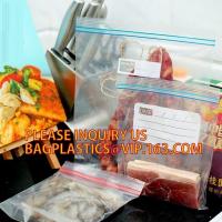 China waterproof various color ldpe custom plastic k bag, LDPE zipper freezer bags with box, waterproof Slider zipper ba for sale
