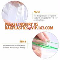 China Recloseable k PE bags/ LDPE material Medicine zipper bag/ clear PE pouch, Heavy duty LDPE double-track zipper pac for sale