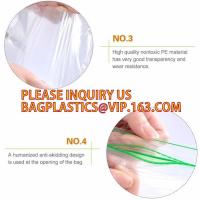 China Recloseable k PE bags/ LDPE material Medicine zipper bag/ clear PE pouch, Heavy duty LDPE double-track zipper pac for sale