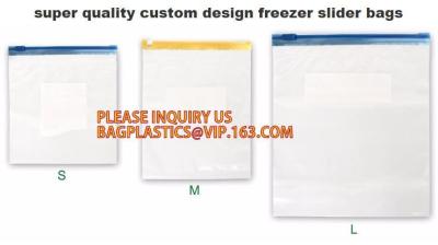 China Christmas Snowman Gift Plastic k Bag, LDPE resealable reusable freezer k slider bags/reusable food packaging for sale