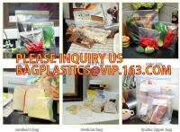 China Double zip seal packaging bag, Double sealed food storage custom printed plastic zip lock bag, Moisture Proof plastic go for sale