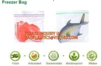 China Double zip seal packaging bag, Double sealed food storage custom printed plastic zip lock bag, Moisture Proof plastic go for sale