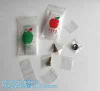 China reusable custom apple k bags, Mini apple plastic baggies, Recycled Clear Mini Heavy Duty k Bag apple baggie for sale