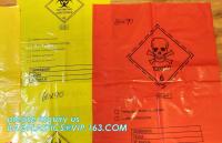 China Linear Low-Density Polyethylene Medical Waste Bags Ideal for use in hospitals, medical clinics, doctors offices nursing for sale