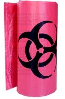 China Plastic Bags, Biohazard Bags, Red Biohazard Waste Bags, Medical Waste Bag, Infectious Bags, Securely contain hazardous c for sale