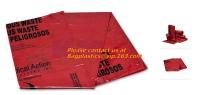 China Biohazard Plastic Bags, Biohazard Bags, Red Biohazard Waste Bags, Medical waste Bag, infectious bags, bagplastics, bagea for sale