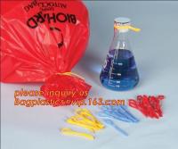China trash bag for infecciosas, hospital use, biohazardous refuse bag, biodegradable compostable medical biohazard bags with for sale