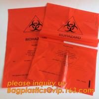 China Extra large capacity biohazard drawtape trash bag interleaf coreless roll plastic garbage bag for hospital use, Industri for sale