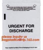 China SPECIMEN CARRIER BAGS, Co-extrusion PE Garbage Bags, trash bag for infecciosas, Medical consumables biohazard waste disp for sale