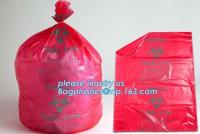 China Biohazard medical waste bag for hospitals, Disposal Plastic Medical waste bags, Plastic Pe Medical Biohazard Waste Bag for sale