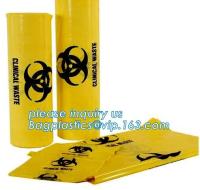 China yellow/red/black biohazard autoclave bag/biohazard autoclavable bin liner, biohazard plastic bags,biohazard waste bag,me for sale