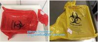 China infectious medical waste disposal plastic bag, plastic clinical waste bag, medical waste bag biohazard bag, bagease for sale