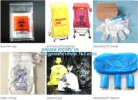 China infectious medical waste disposal plastic bag, plastic clinical waste bag, medical waste bag biohazard bag, bagease for sale