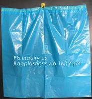 China Disposable biohazard infectious plastic drawstring medical waste bag, Promotional mini biohazard drawstring packaging ba for sale