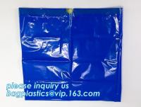 China Disposable biohazard infectious plastic drawstring medical waste bag, Promotional mini biohazard drawstring packaging ba for sale
