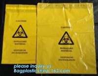 China LDPE Specimen Biohazard Bag/k bag with pocket, Disposable Endoscopic Specimen Retrieval Bags/Medical Biohazard Spe for sale