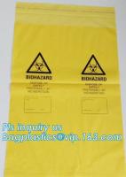 China LDPE Specimen Biohazard Bag/k bag with pocket, Disposable Endoscopic Specimen Retrieval Bags/Medical Biohazard Spe for sale