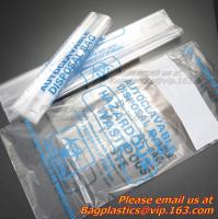 China 60 micron clear LDPE plastic cotton draw string garbage biohazard bag, Custom printed compostable flat on roll trash bag for sale