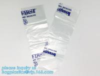 China biodegradable biohazard bag/Recycled garbage bag, Polyethylene Biohazard Printed Clear Plastic k Specimen Bags Wit for sale