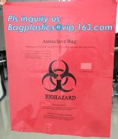 China Yellow infectious medical waste disposal plastic bag Biohazard garbage bags, Yellow Waste Bag Disposable Bags For Medica for sale