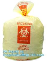 China Clinical Waste Bags (Yellow), Heavy Duty Sacks , 17in x 25in (x25), Popular PE/PP biohazard eco bag,garbage bag,plastic for sale