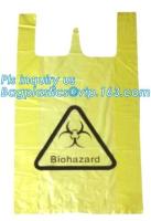China Clinical Waste Bags (Yellow), Heavy Duty Sacks , 17in x 25in (x25), Popular PE/PP biohazard eco bag,garbage bag,plastic for sale