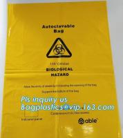 China Clinical Waste Bags (Yellow), Heavy Duty Sacks , 17in x 25in (x25), Popular PE/PP biohazard eco bag,garbage bag,plastic for sale