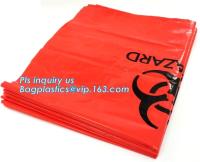 China 8-10 Gallon Medical Waste Trash Bags Compostable Biohazard Waste Bags Infectious Waste Basure Infecciosa Bags, bagplasti for sale