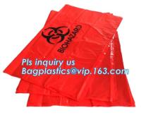 China 8-10 Gallon Medical Waste Trash Bags Compostable Biohazard Waste Bags Infectious Waste Basure Infecciosa Bags, bagplasti for sale