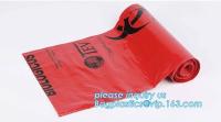 China Cheap clavable 135C Biohazard Garbage Bags Medical Wast Bags for Sterilization Used in Hospital, PLA biodegradable clini for sale