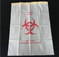 China disposable bag soiled linen liners plastic garbage bag, High density trash liner on roll 33 gallon plastic soiled linen for sale