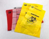 China disposable bag soiled linen liners plastic garbage bag, High density trash liner on roll 33 gallon plastic soiled linen for sale