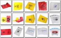 China disposable bag soiled linen liners plastic garbage bag, High density trash liner on roll 33 gallon plastic soiled linen for sale