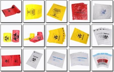 China disposable bag soiled linen liners plastic garbage bag, High density trash liner on roll 33 gallon plastic soiled linen for sale