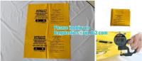 China Asbestos Trash Bags, Extra Large Heavy Duty Clear Asbestos Garbage Removal Construction Waste Bags, bagplastics, bagease for sale