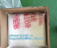 China Heavy Duty Custom LDPE Poly plastic waste bags for construction, Disposal Polythene bags For Asbestos Removal bags pac for sale