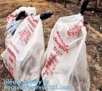 China Wholesale Durable Jumbo Disposal Asbestos Waste Plastic Bags, industrial biodegrade dedicated asbestos garbage bags of y for sale