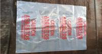 China PE packing bag for Asbestos fibers, large size thicker LDPE asbestos remove bags, Large Asbestos Waste Removal Bags, pac for sale