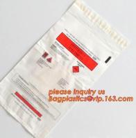 China Medical packing k sealing plastic biohazard specimen bag customized pouch, Disposable plastic medical waste specim for sale