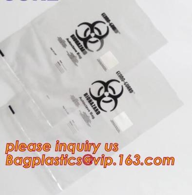 China Professional Customized Medical Lab Hospital Kangaroo k Bag Yellow Specimen Collection Plastic, bagplastics, pac for sale