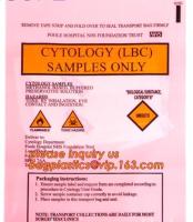 China 6x9 Lab k specimen kangaroo bag biohazard medical reclosable plastic bag, Biohazard Specimen transport bag, bageas for sale
