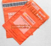 China 6x9 Lab k specimen kangaroo bag biohazard medical reclosable plastic bag, Biohazard Specimen transport bag, bageas for sale